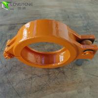 China Dn125 Snap Mounting Concrete Pump Clamp Screw Coupling For Pipe Joint for sale