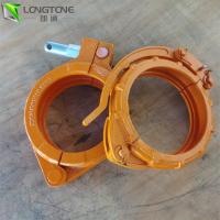China Concrete Pump Pipe Quick Release Clamp 5 inch For Schwing Putzmeister for sale
