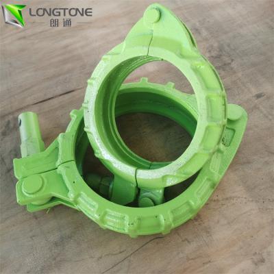 China Dn125 Snap Mounting Concrete Pump Clamp Screw Coupling For Pipe Joint for sale