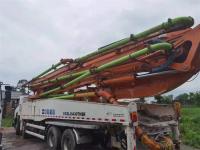 China 33T Used Truck Concrete Pump , 37 Meter Cement Pump Truck ZLJ5293THB125-37 for sale