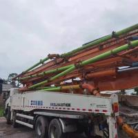 China 33T Used Truck Concrete Pump , 37 Meter Cement Pump Truck ZLJ5293THB125-37 for sale