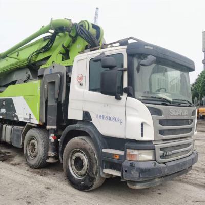 China Second Hand Putzmeister Concrete Pump Truck Used 62 Meter 600 L for sale