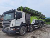 China Zoomlion Machinery Used Concrete Pump Truck , 56m Truck Mounted Concrete Pump for sale