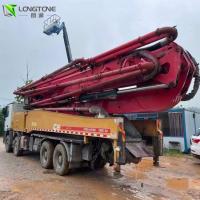 China Schwing HB39V Used Truck Concrete Pump Truck Mounted 39 Meter for sale