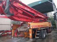 China Custom Color Used Truck Concrete Pump , S Valve Putzmeister 42m Concrete Pump for sale