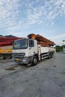 China Hbc Remote Control Used Concrete Trailer Pump Putzmeister 42m for sale