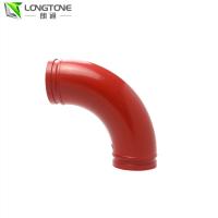 China Bend Sany Concrete Pump Parts , Cast Twin Wall Elbow DN125 X R1000/500 X 45 for sale