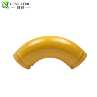 China Schwing Dn125 Concrete Pipe Elbow Twin Wall Painting Surface for sale
