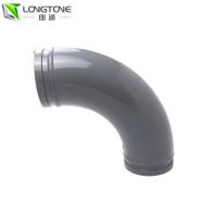 China Longtone Schwing Pump Parts Curving , OEM Concrete Pump Elbow for sale