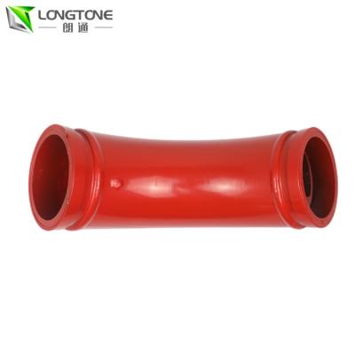 China Schwing DN125 Concrete Pump Elbow , Bended Concrete Pipe Elbow for sale