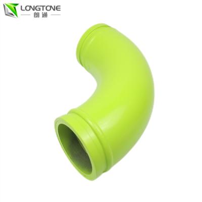 China Customized Color Concrete Pump Pipe Bend Mn13 ISO9001-2008 for sale