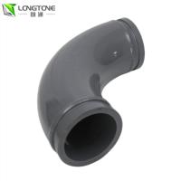 China 4.5mm Thikness Zoomlion Concrete Pump Parts Elbow Bended Pipe R1000 R500 for sale