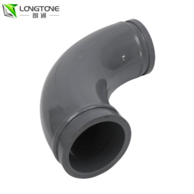 China 4.5mm Thikness Zoomlion Concrete Pump Parts Elbow Bended Pipe R1000 R500 for sale