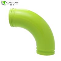 China 4.5mm Thikness Zoomlion Concrete Pump Parts Elbow Bended Pipe R1000 R500 for sale