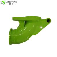 China DN180 Truck Mounted Concrete Pump Elbow Outlet Hi-Mn 13 Casted for sale