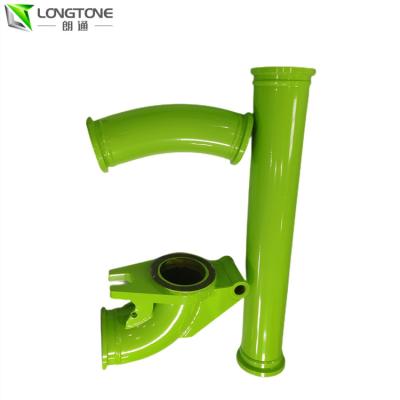 China Sermac Concrete Pump Parts First Casting Elbow 7 Inch Double Layer for sale