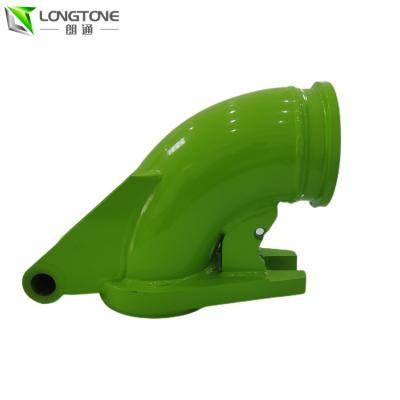 China Cifa Putzmeister Concrete Pump Parts Outlet Elbow Hi-Mn Casted for sale