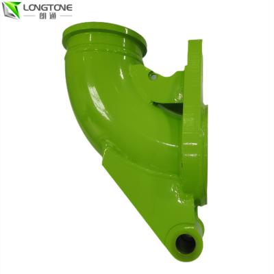 China DN100 DN125 Pipe Twin Wall Elbow Bend Hinged For Concrete Pump for sale
