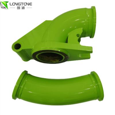China 52 Meters Putzmeister Concrete Pump Parts Outlet Elbow 001690202B0300000 for sale