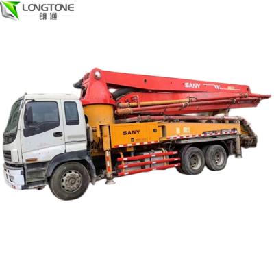 China 130m3/H Used Concrete Trailer Pumps , Used Concrete Boom Trucks 35m3 for sale