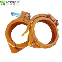 China PM DN125 Forging	Concrete Pump Clamp Galvanized Surface Pipe Fittings Clamp for sale