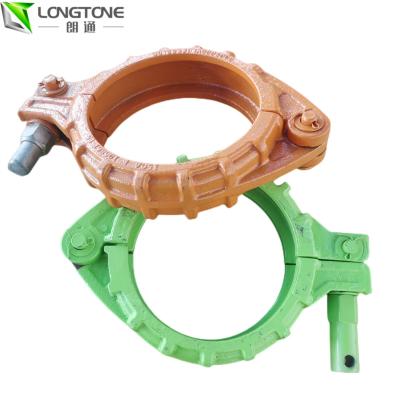 China Customized Concrete Pump Clamp Coupling Snap 220 Bar Painting Surface for sale