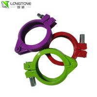 China Mounting Concrete Pump Pipe Fittings Snap Rubber Hose Clamp for sale