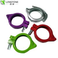 China 5.5 inch Schwing Concrete Pump Parts Quick Release Pipe Clamps for sale