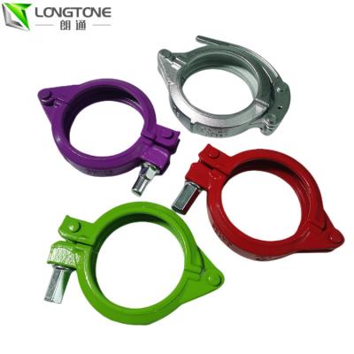 China 5.5 inch Schwing Concrete Pump Parts Quick Release Pipe Clamps for sale