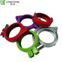 China Cast Iron Schwing Concrete Pump Parts DN100 Pipe Coupling Clamp for sale