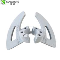 China DN125 Zoomlion Concrete Pump Parts Steel Concrete Mixing Blade for sale