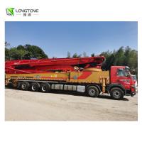 China Germany Make Putzmeister 56m Used Concrete Pump Truck With Benz Chassis for sale