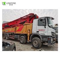China BENZ Chassis Second Hand Concrete Pump Truck 46meter 52m 60m for sale