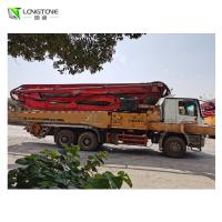 China BENZ Chassis Second Hand Concrete Pump Truck 46meter 52m 60m for sale