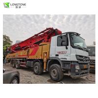 China BENZ Chassis Second Hand Concrete Pump Truck 46meter 52m 60m for sale