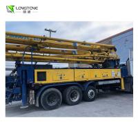 China Used Sany Yellow Concrete Truck With Max. Pressure 6 - 6.6 MPa Max. Aggregate Diameter 24 - 36 Mm for sale