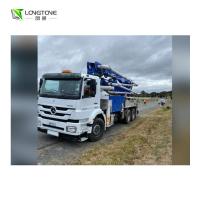 China Used Sany Yellow Concrete Truck With Max. Pressure 6 - 6.6 MPa Max. Aggregate Diameter 24 - 36 Mm for sale