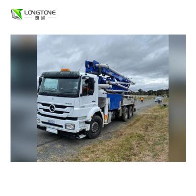 China Used Sany Yellow Concrete Truck With Max. Pressure 6 - 6.6 MPa Max. Aggregate Diameter 24 - 36 Mm for sale