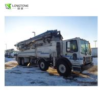 China Used Yellow Truck Concrete Pump with 24-36 M Distance 6-6.6 MPa Pressure for sale