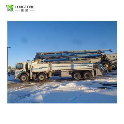 China Used 25T Truck Concrete Pump With Max. Delivery Height 24 - 36 M Oil Tank Capacity 320L for sale