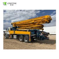 China Used 25T Truck Concrete Pump With Max. Delivery Height 24 - 36 M Oil Tank Capacity 320L for sale