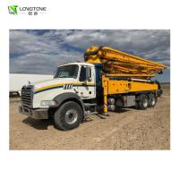 China Used 25T Truck Concrete Pump With Max. Delivery Height 24 - 36 M Oil Tank Capacity 320L for sale