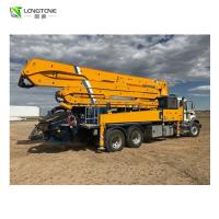 China Used 25T Truck Concrete Pump With Max. Delivery Height 24 - 36 M Oil Tank Capacity 320L for sale