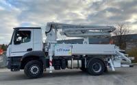 China Top Brand HB56K 56m Articulated Boom Concrete Pump Truck for sale