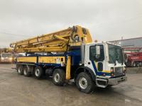 China Top Brand HB56K 56m Articulated Boom Concrete Pump Truck for sale
