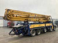 China Top Brand HB56K 56m Articulated Boom Concrete Pump Truck for sale