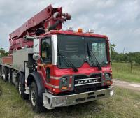 China Top Brand HB56K 56m Articulated Boom Concrete Pump Truck for sale