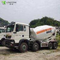 China 400L Oil 6X4 Truck Mounted Concrete Mixer Lorry vehicle With Pump 10 Wheel for sale