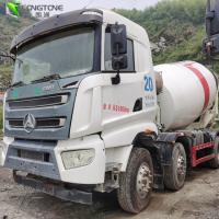 China T-Shape Blade Used Mixer Truck , 10 M3 Mixer Tank Truck 8500KG for sale