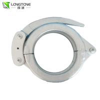 China Zinc Color Plated Concrete Pump Clamp  Pipe Fittings 5 Inch for sale